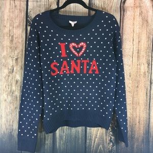 BONGO | Sweaters | Bongo Christmas Sweater I Love Santa | Poshmark
